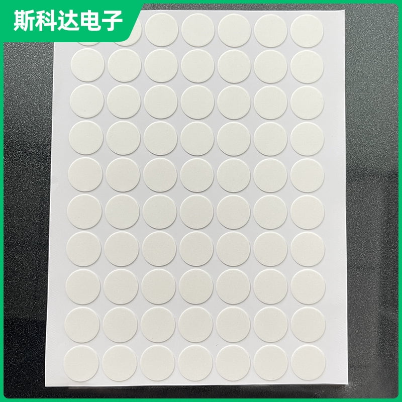 2 Sheets of Transparent Round and Square Double Sided Sticker Acrylic ...