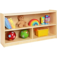 SKYSHALO Kids' Playroom Organizer Unit - Wooden Bookshelves Storage 20 ...