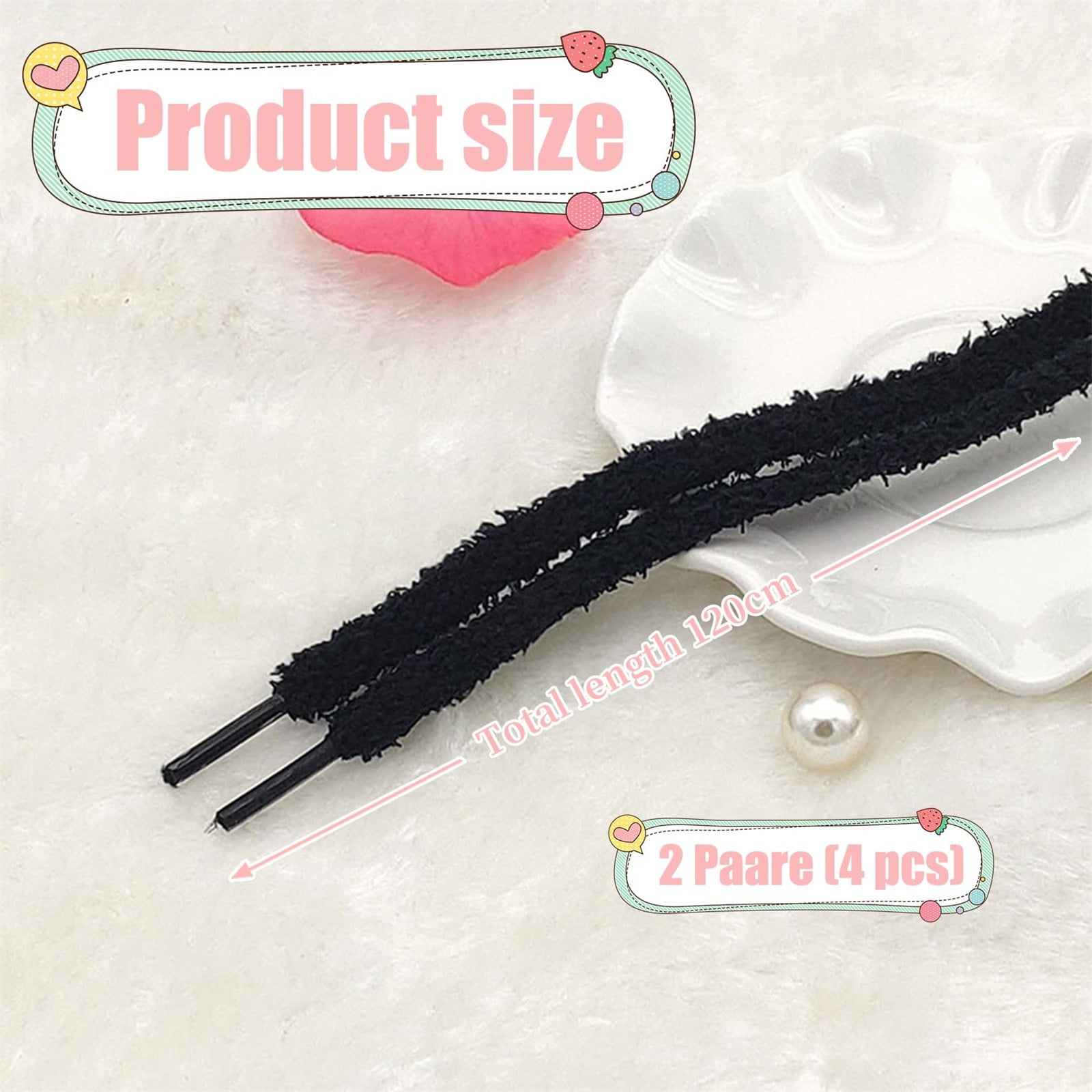2 Shoelaces 2 Pairs Of Lace 120 Cm Round Thick Sport Lace Campus Lace ...