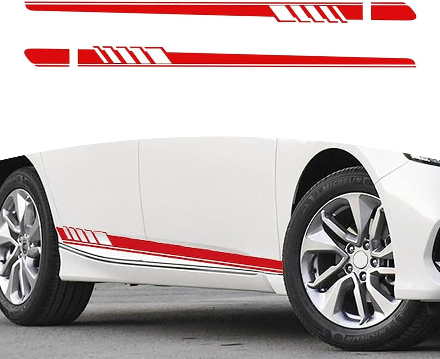 -2 Side , 4.52" x 88.58" PVC DIY Decorative Stickers, Universal ...