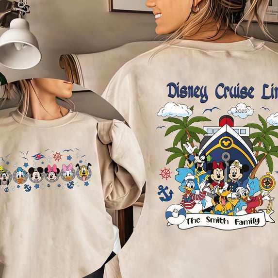 2 Side Disney Cruise Line Mickey And Friends 2 Side Shirt Cruise Disney ...
