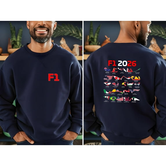 2 Sided 2026 Racing Season Sweat, Open-Wheel Circuits Tee, Motorsport ...