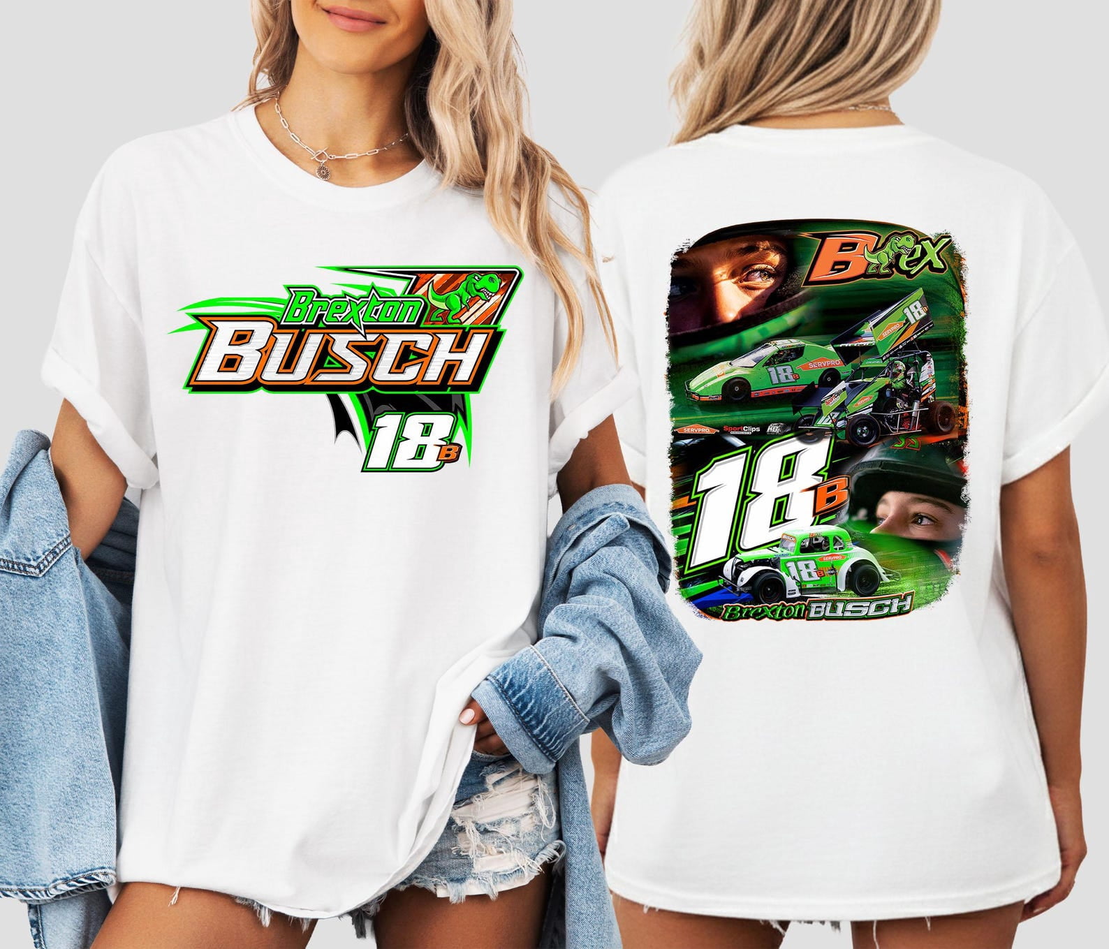 2 Sided Classic Youth Racing Graphic Tee Casual Motorsport Shirt ...