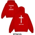2 Sided Daydrian Harding Merch Tee Thank U Jesus Holiday Hoodie ...