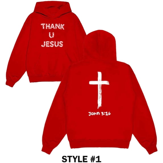 2 Sided Daydrian Harding Merch Tee Thank U Jesus Holiday Hoodie ...