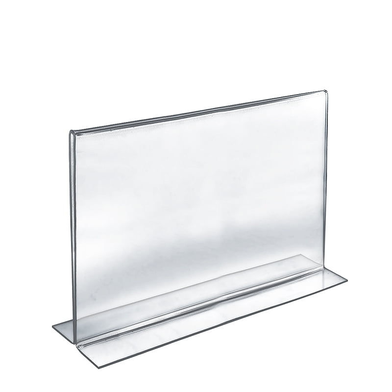 2-Sided Double-Foot Acrylic Sign Holder (Horizontal - 14"W x 11"H ...
