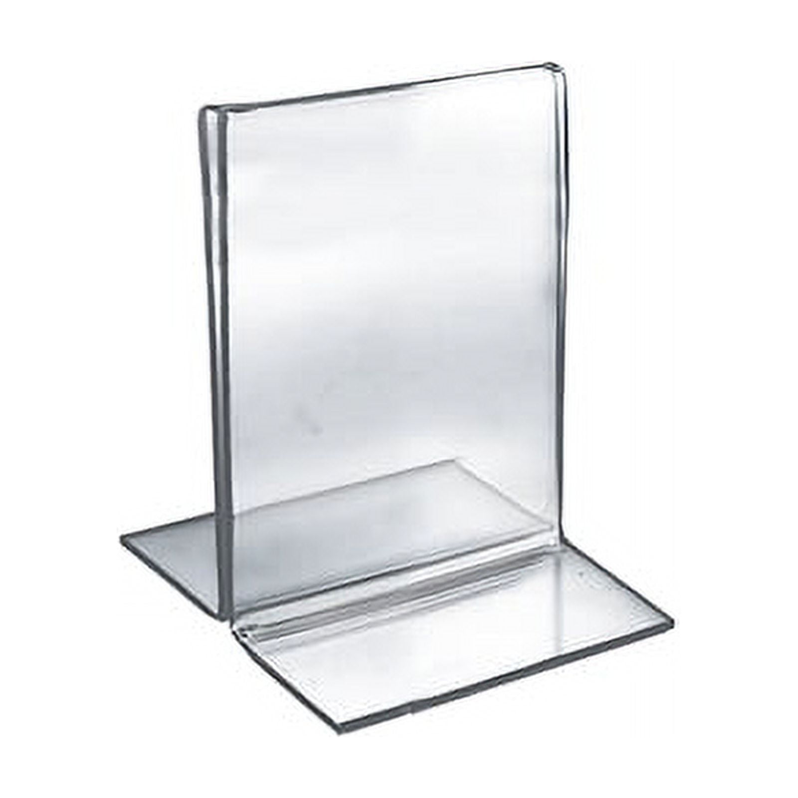 2-Sided Double-Foot Acrylic Sign Holder (Vertical - 3.5"W x 5"H ...