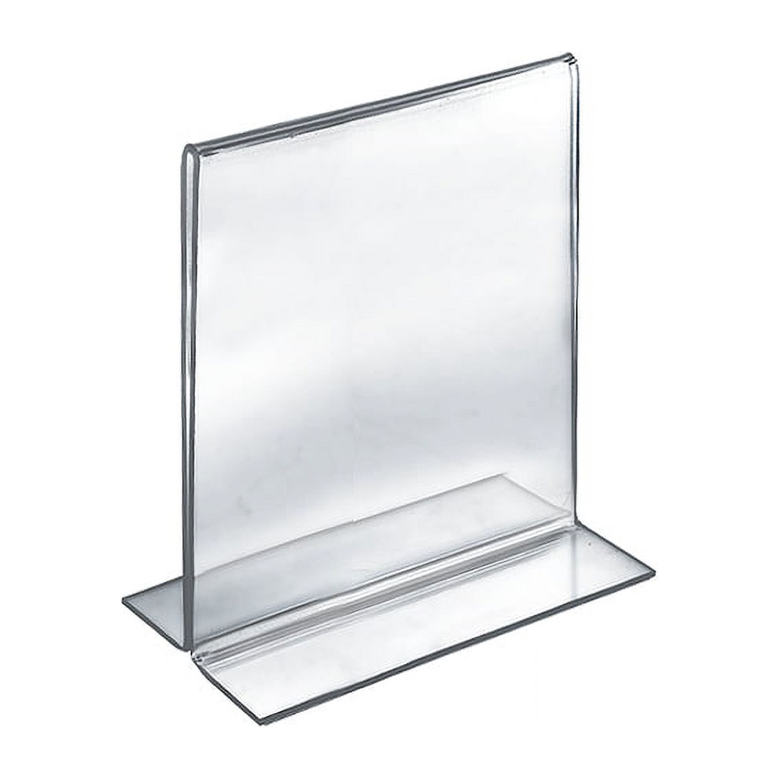 2-Sided Double-Foot Acrylic Sign Holder (Vertical - 8"W x 10"H ...