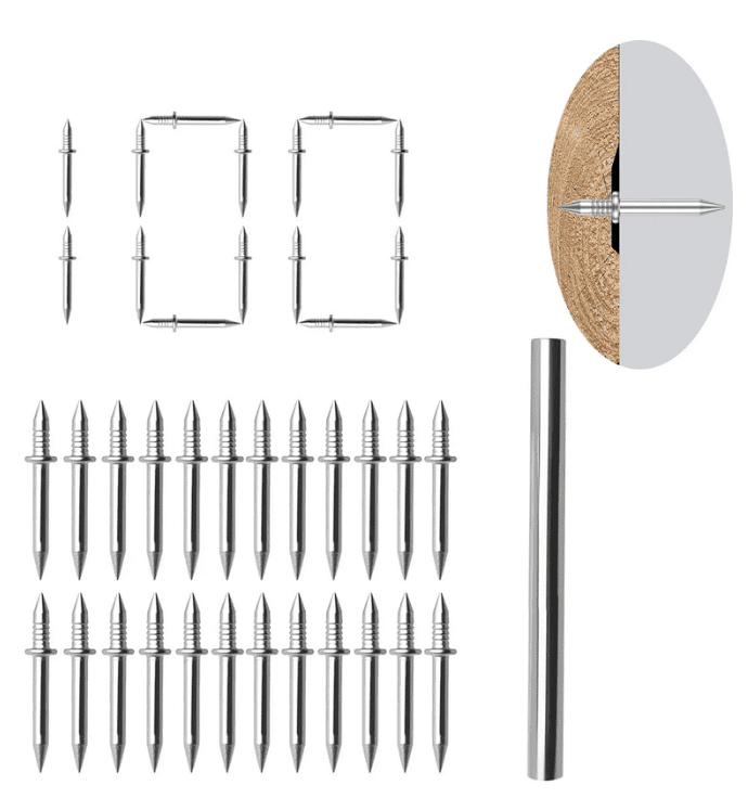 Double Headed Invisible Fastener Nails – Seamless Skirting & Baseboard ...