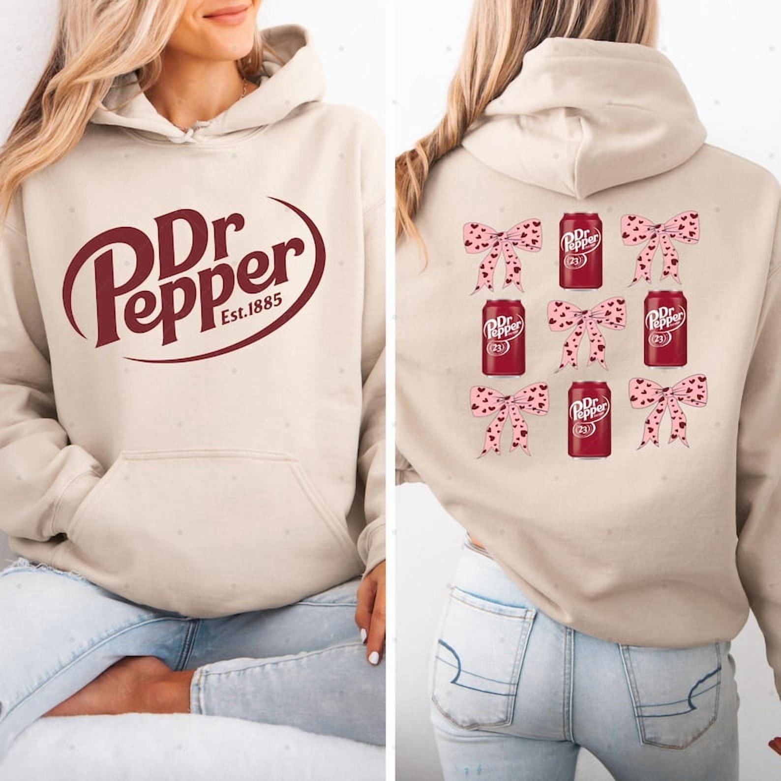 2 Sided Dr Pepper Sweatshirt, DrPepper Coquette Shirt, Soda Lover ...