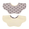 2-Sided Infant Feeding Bib Cotton Baby Burpling Cloth Gentle On Skin ...