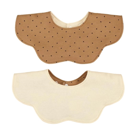 2-Sided Infant Feeding Bib Cotton Baby Burpling Cloth Gentle On Skin ...