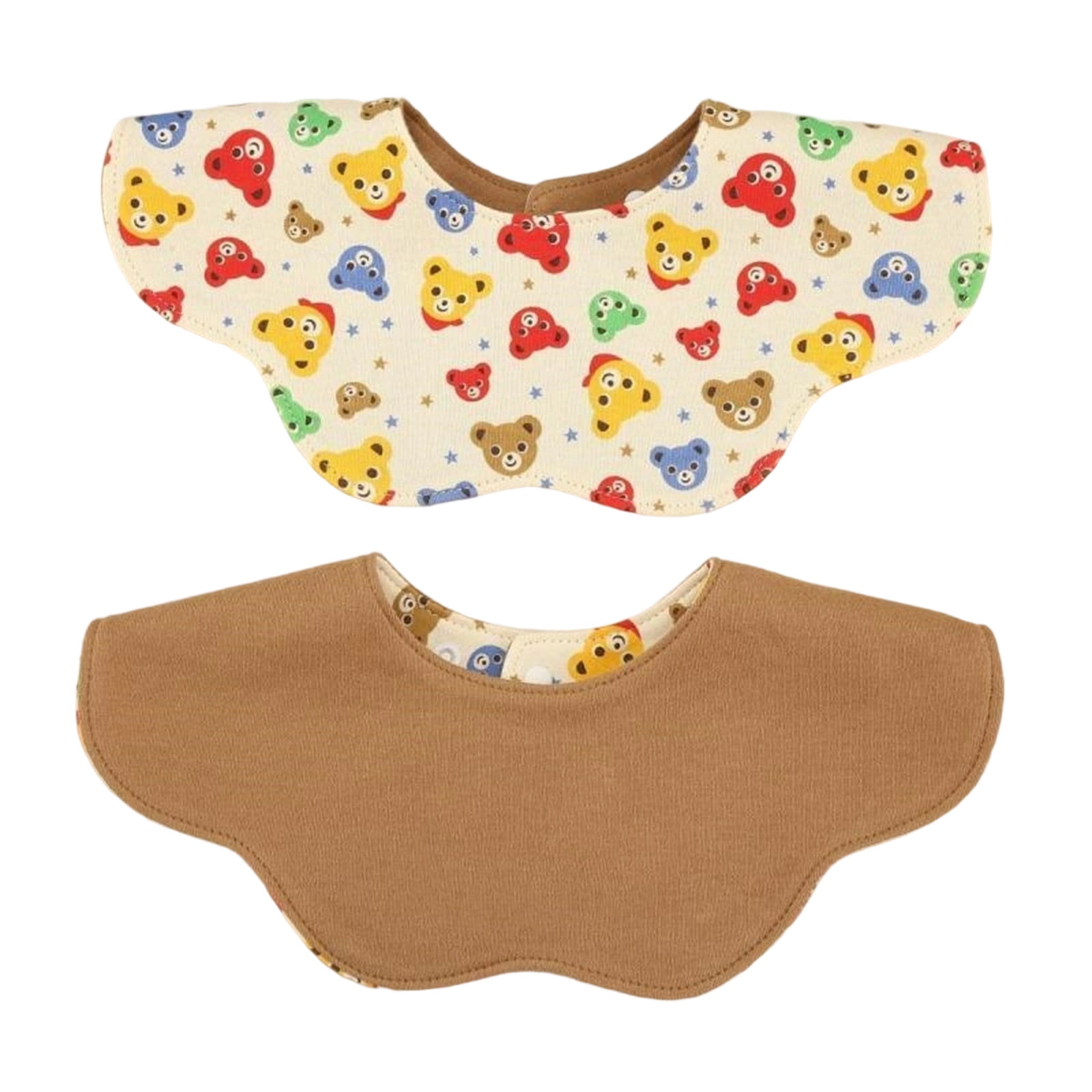 2-Sided Infant Feeding Bib Cotton Baby Burpling Cloth Gentle On Skin ...