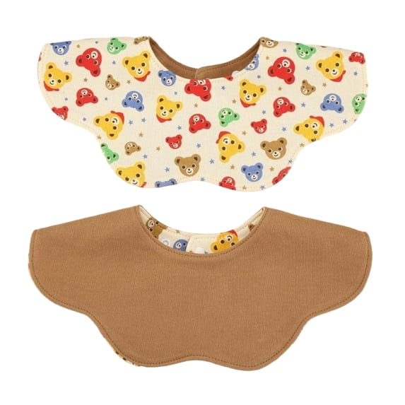 2-Sided Infant Feeding Bib Cotton Baby Burpling Cloth Gentle On Skin ...