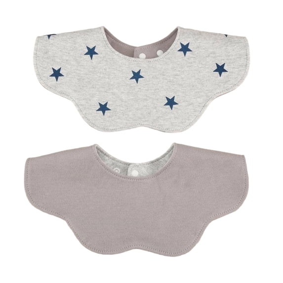 2-Sided Infant Feeding Bib Cotton Baby Burpling Cloth Gentle On Skin ...