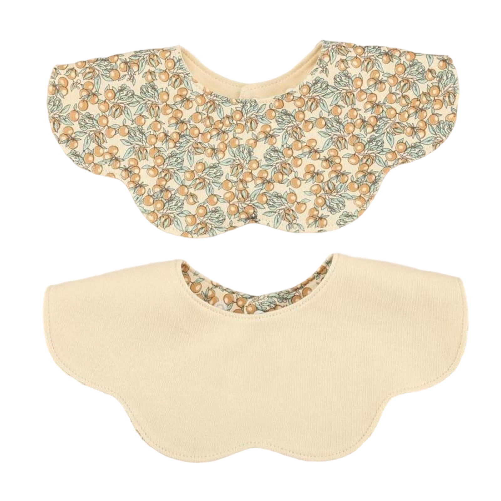 2-Sided Infant Feeding Bib Cotton Baby Burpling Cloth Gentle On Skin ...