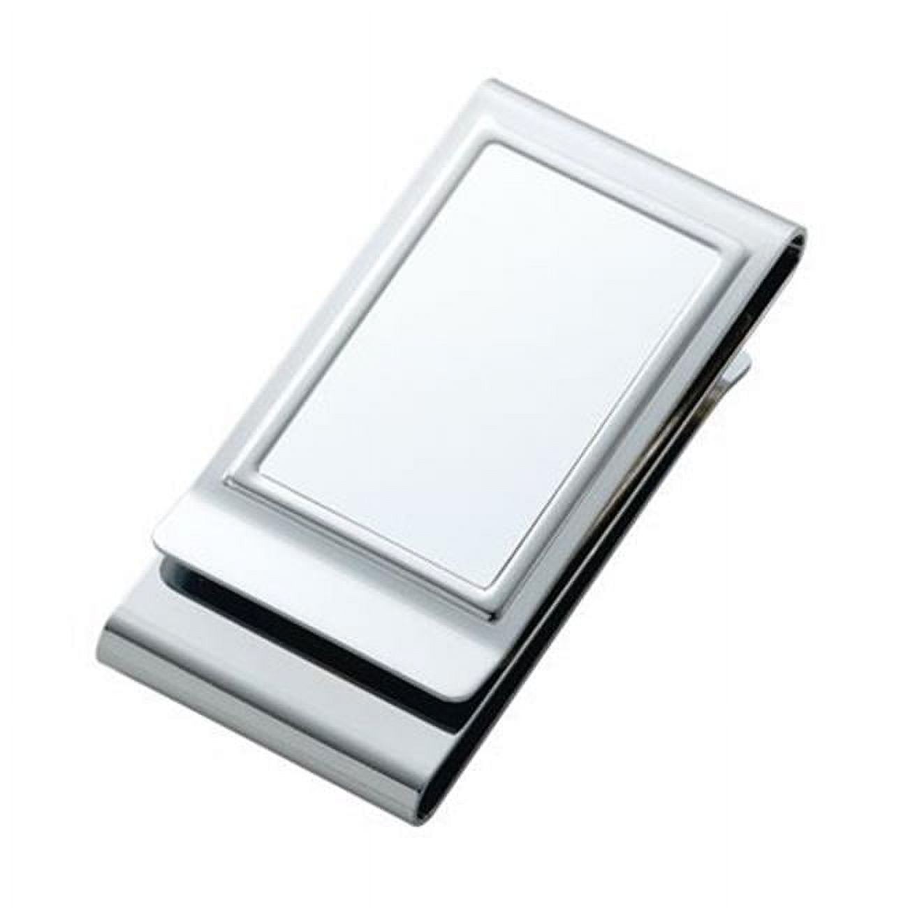 2 Sided Metal Chrome Plated Money Clip with Black Gift Box - Walmart.com