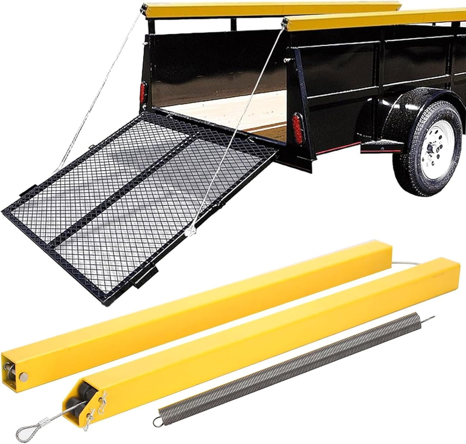 2-Sided Tailgate Assist Lift Kit,Trailer Gate Lift Assist System Fit ...