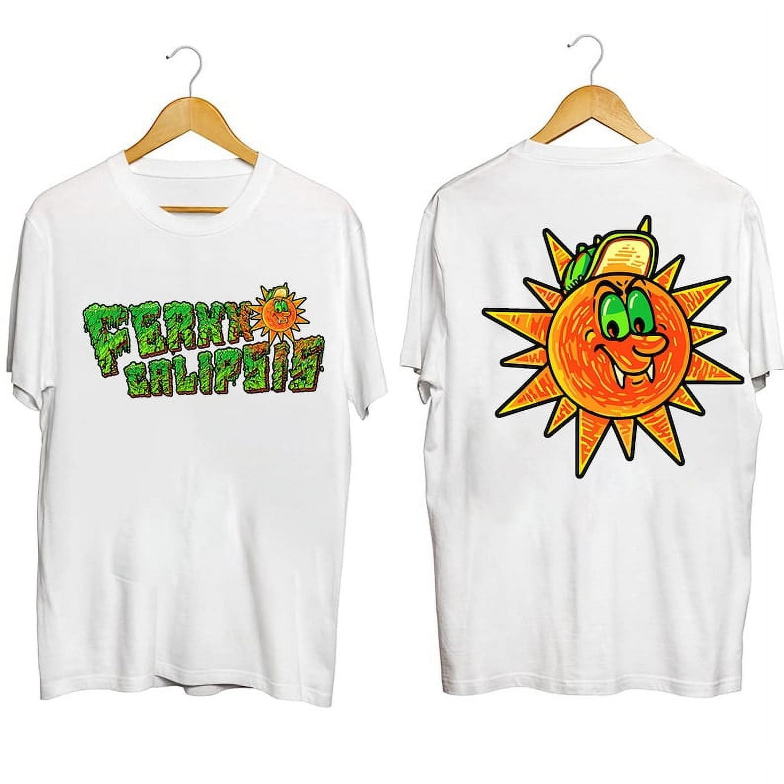 2 Sided Tee CIEN TWOSIDE, Feid Ferxxocalipsis World Tour 2024 Shirt ...
