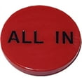 2-Sided Texas Hold'em Poker 2" All In Button, Red wth Black Lettering ...