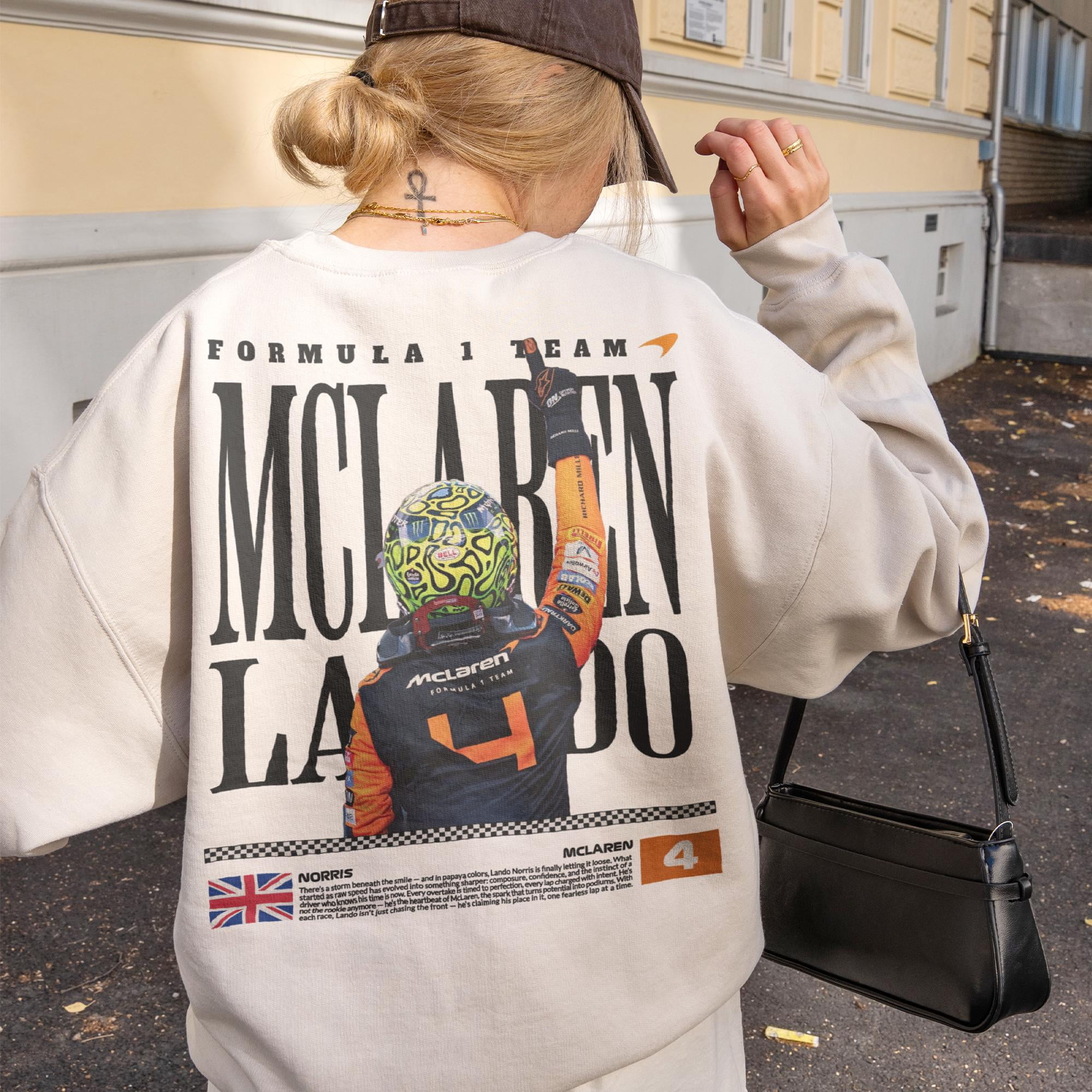 2 Sided Vintage Racing Crew Sweat, Retro Motorsport Graphic , Classic ...