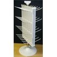 2 Sided White Plastic Counter Top Peg Board Spinner Display Rack ...