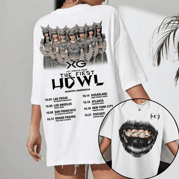 2 Sided XG The First Howl World Tour T-Shirt, Woke Up, XtraoOrdinary ...