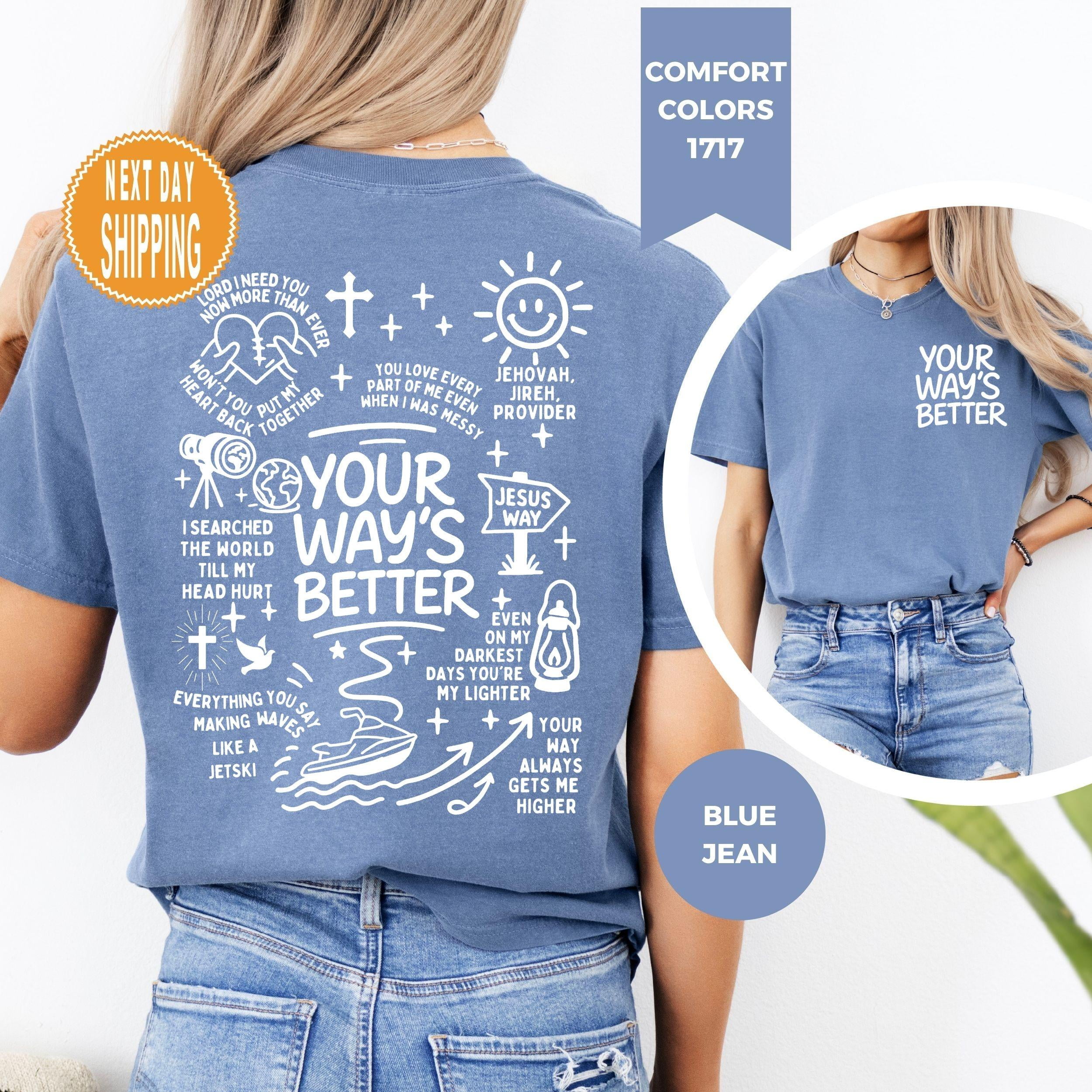 2 Sided Your Way Is Better Proverbs 16:9 Friends and Family Christian T ...