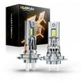 2-Sides 360° H7 CSP LED Headlight Kit Bulbs 100W 20000LM Hi/Lo Beam ...