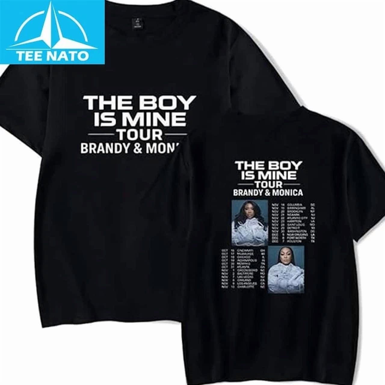 2 Sides Brandy And Monica - The Boy Is Mine Tour 2025 Black Unisex ...