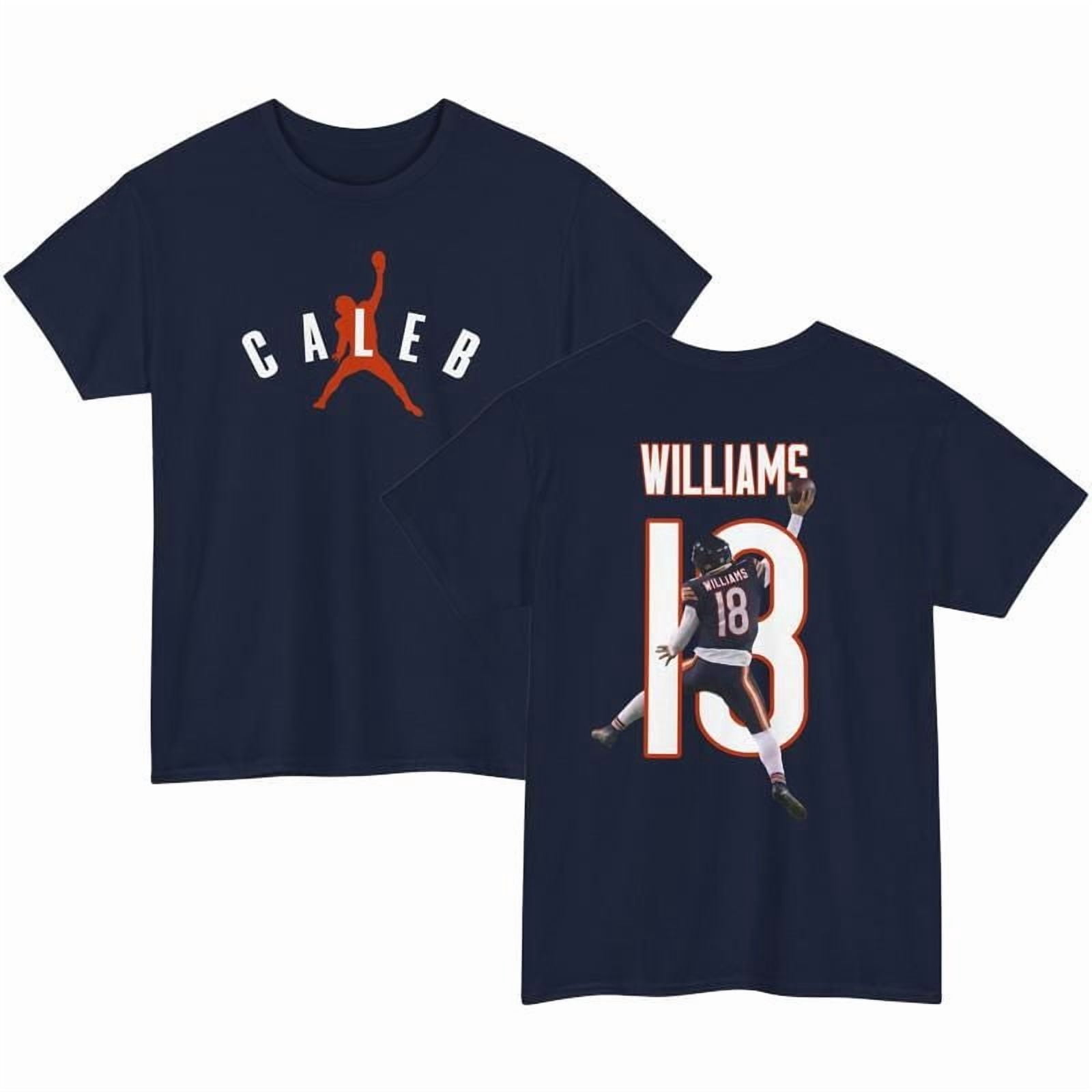 2 Sides Caleb Williams Jumpman T-Shirt – Football Champions Graphic T ...