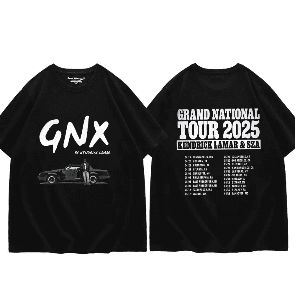 2 Sides Grand National Tour 2025 Unisex T-shirt, Kendrick Lamar GNX ...