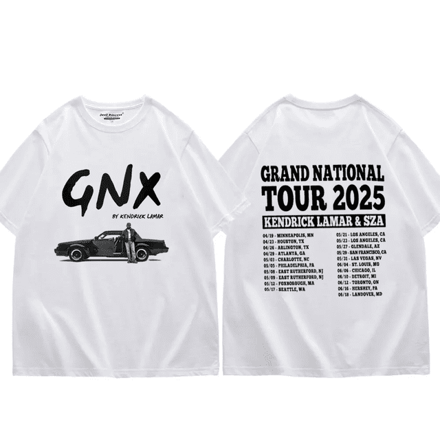 2 Sides Grand National Tour 2025 Unisex T-shirt, Kendrick Lamar GNX ...