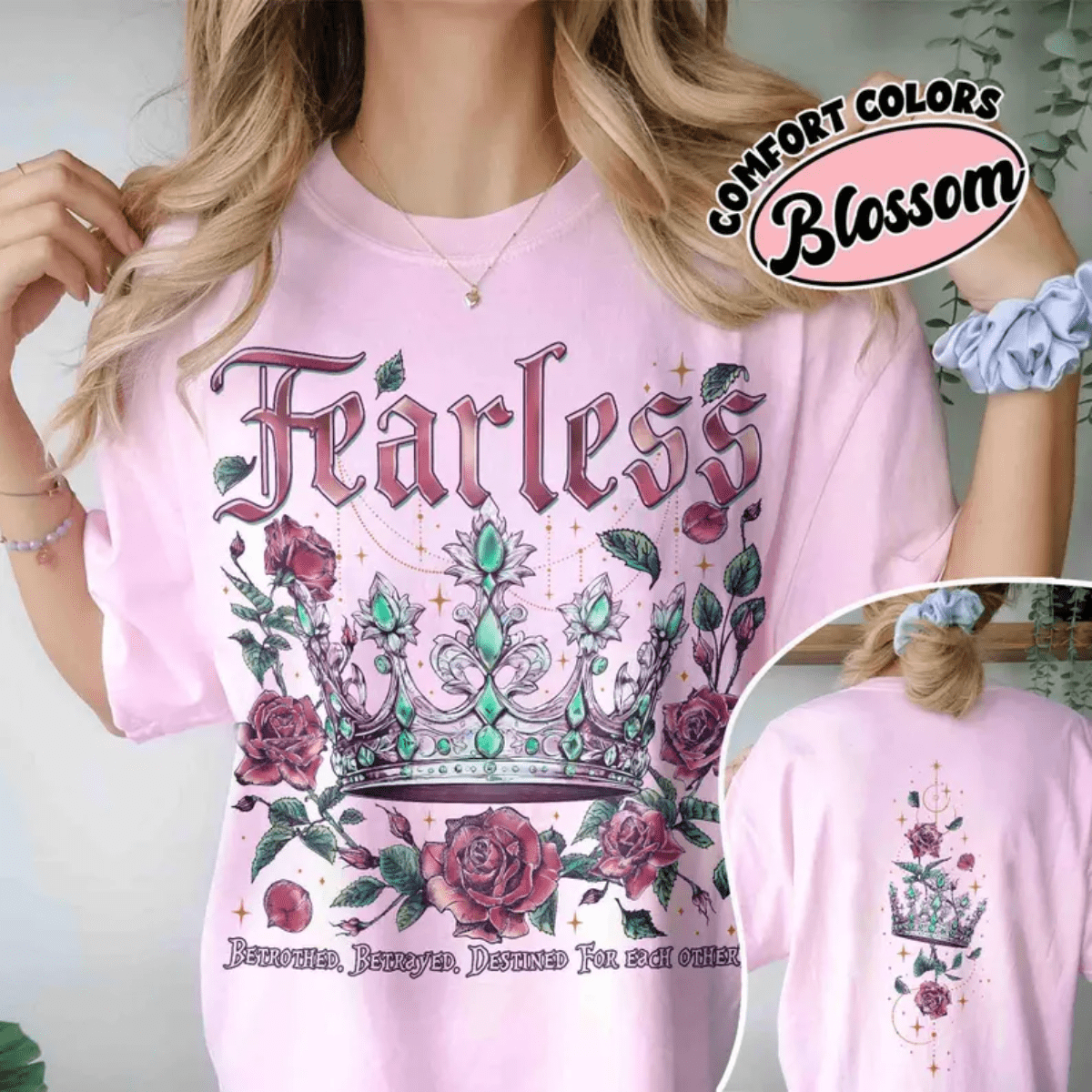 2 Sides Power.Less Series Lau.Ren Roberts Inspired Fantasy Graphic Cotton T-Shirt (Unisex ...