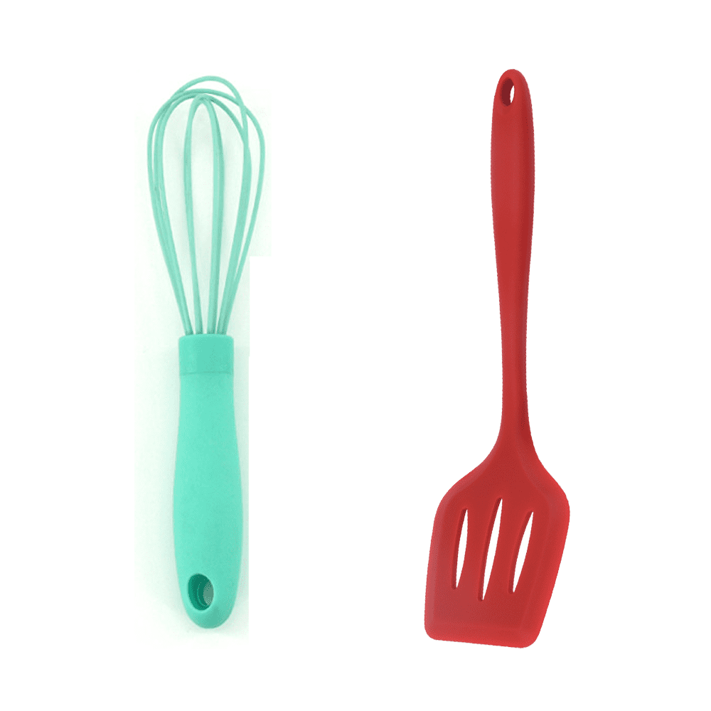 2 Silicone Cooking Utensils, Non-Stick and Heat Resistant Kitchen Tools ...