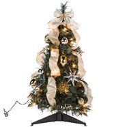 Holiday PeakTM 4' Artificial Christmas Pull-Up Tree, Snow Frosted ...