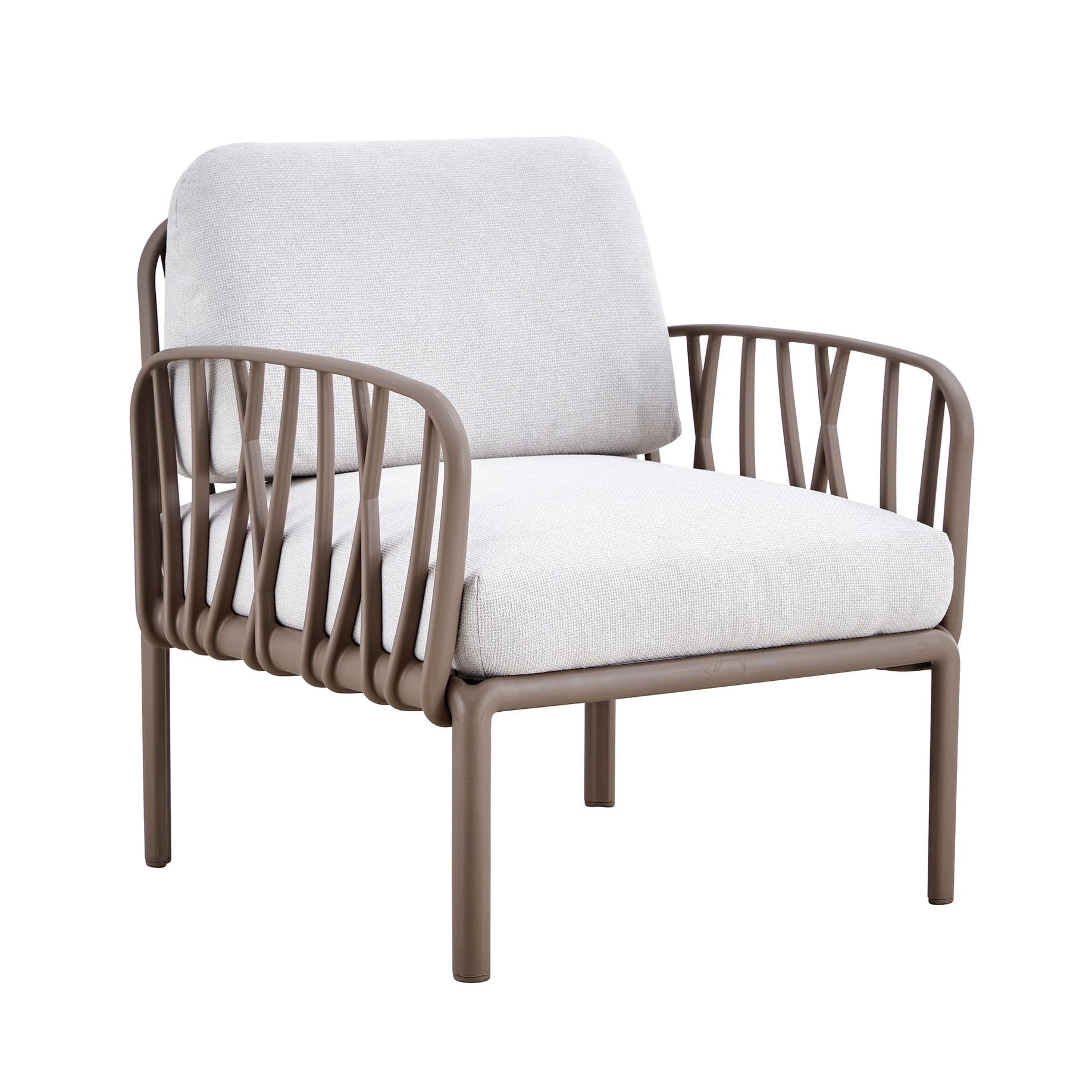 2 Single Sofas with Comfortable Seating | Weatherproof and Lightweight ...