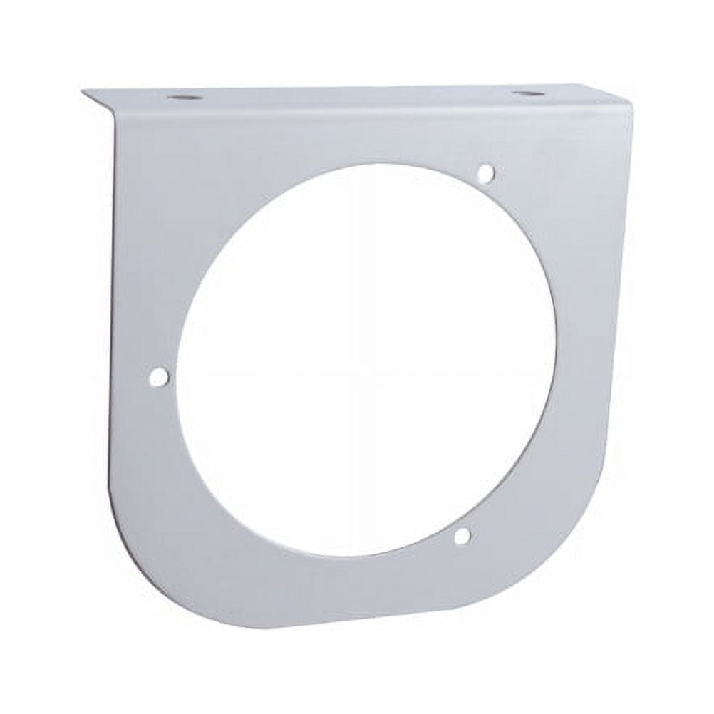 (2) Single Stainless Steel Brackets / Fits 4" Round LED Stop Turn Tail ...