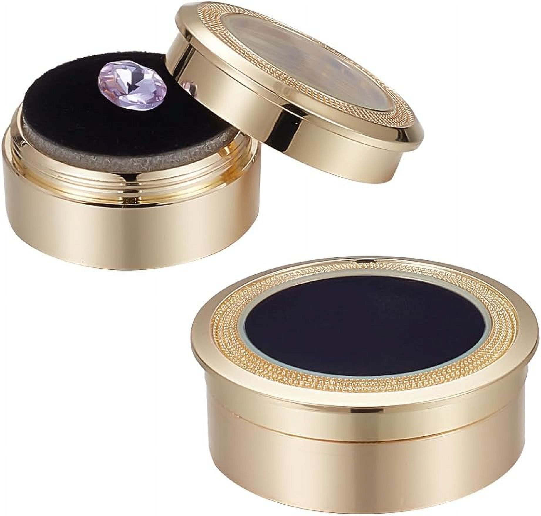 2 Sizes Gemstone Display Box 1.3 1.6'' Round Loose Diamond Gemstone ...