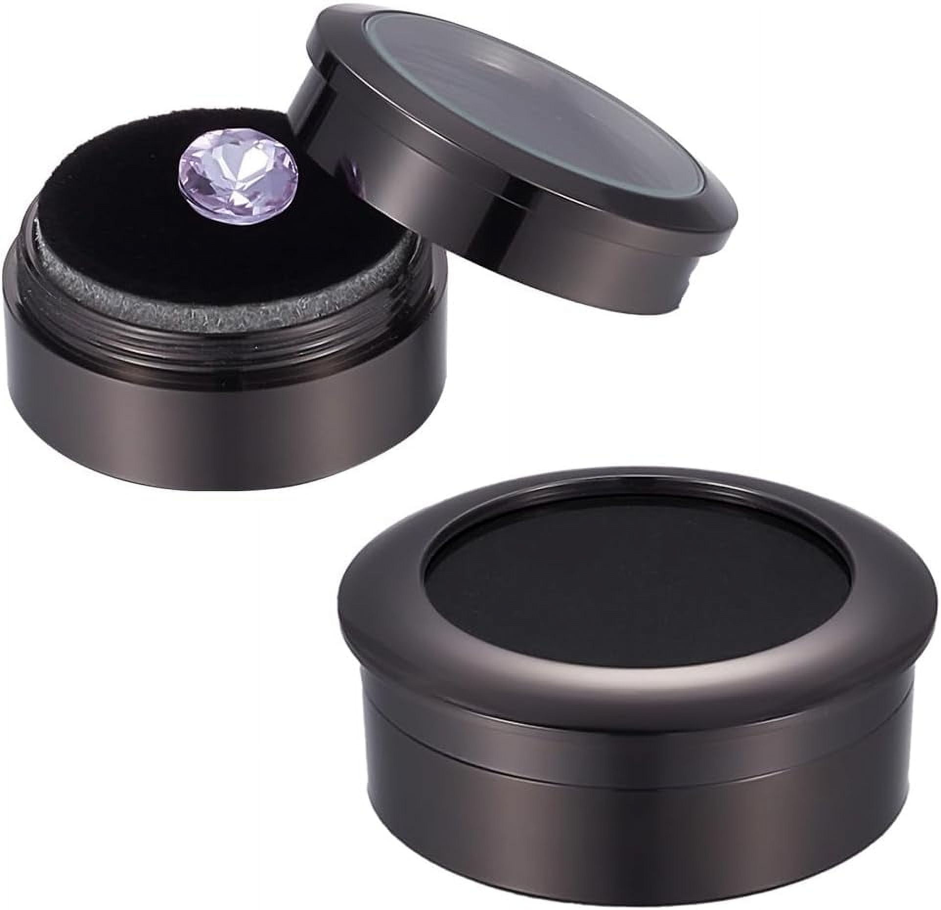 2 Sizes Loose Diamond Gemstone Display Case 1.3 1.6'' Jewelry Display ...