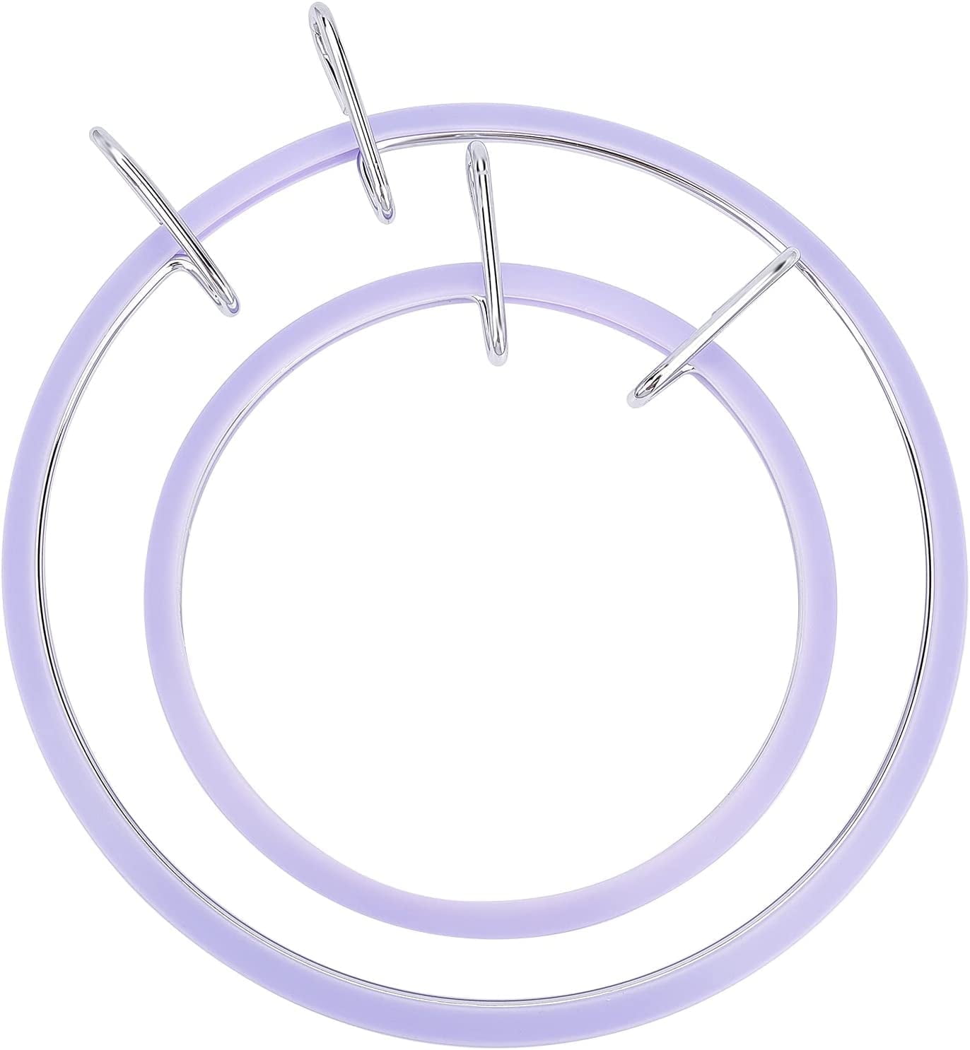 Walmart Metal Spring Tension Embroidery Hoops, 4.7 & 6.6 inch, for ...