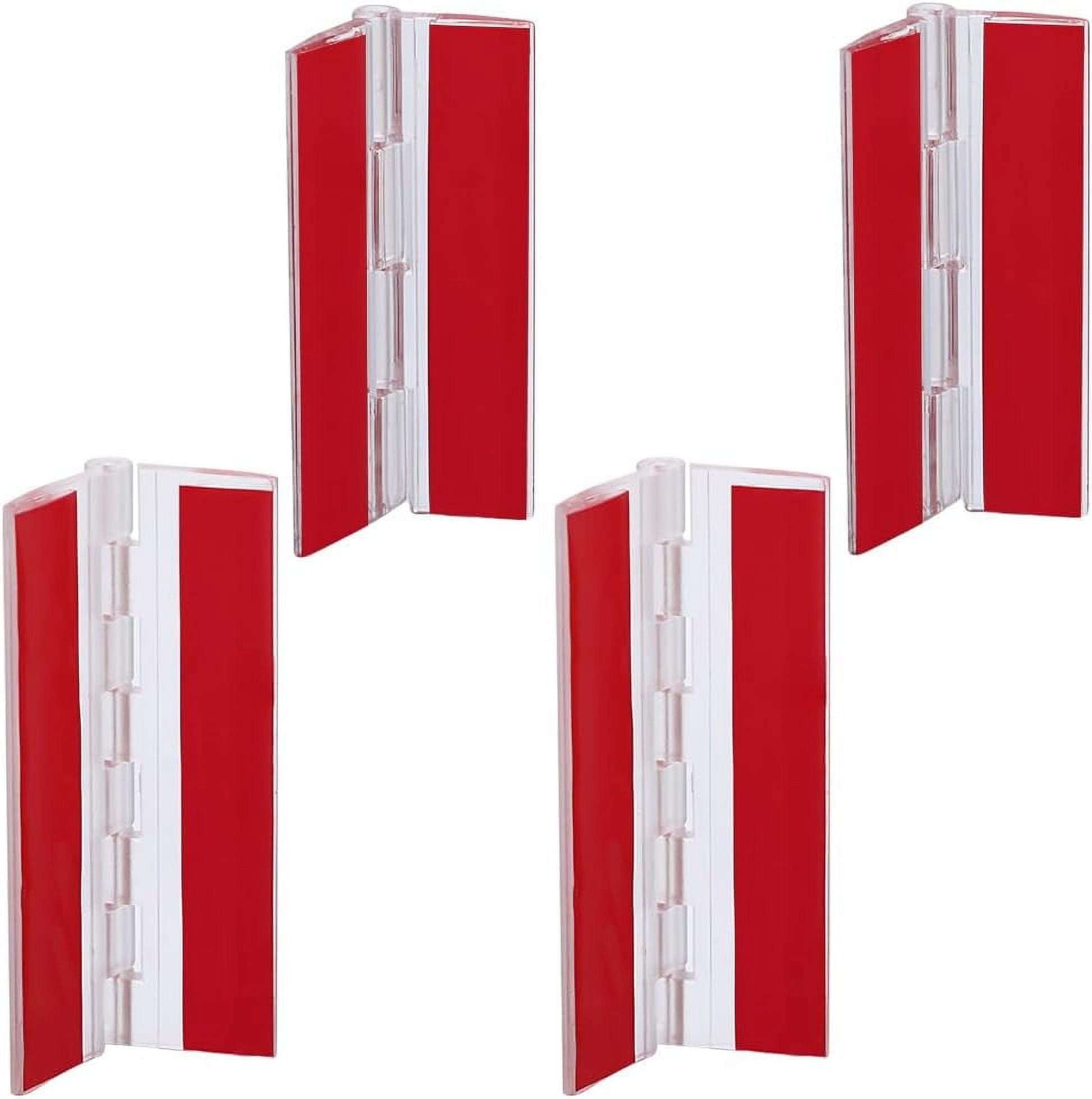 2 Sizes Self Adhesive Acrylic Hinge Clear Transparent Plastic Mini ...