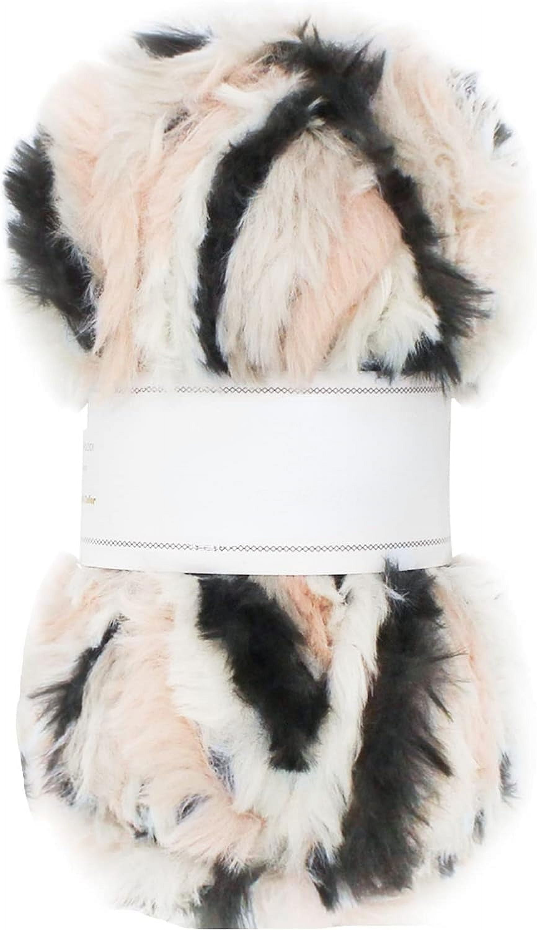 2 Skeins /6 Skeins Super Soft Fur Yarn Chunky Fluffy Faux Fur Yarn ...