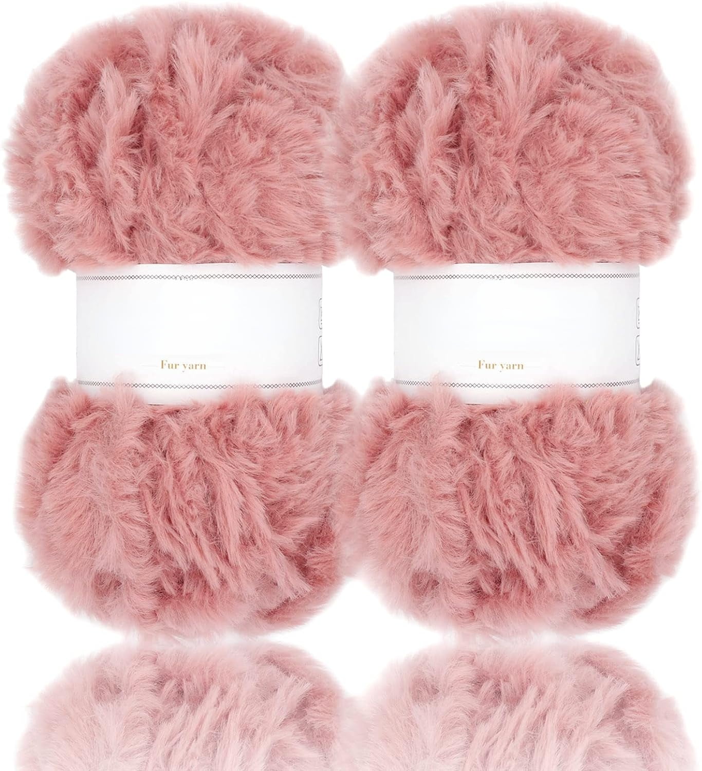 2 Skeins /6 Skeins Super Soft Fur Yarn Chunky Fluffy Faux Fur Yarn ...
