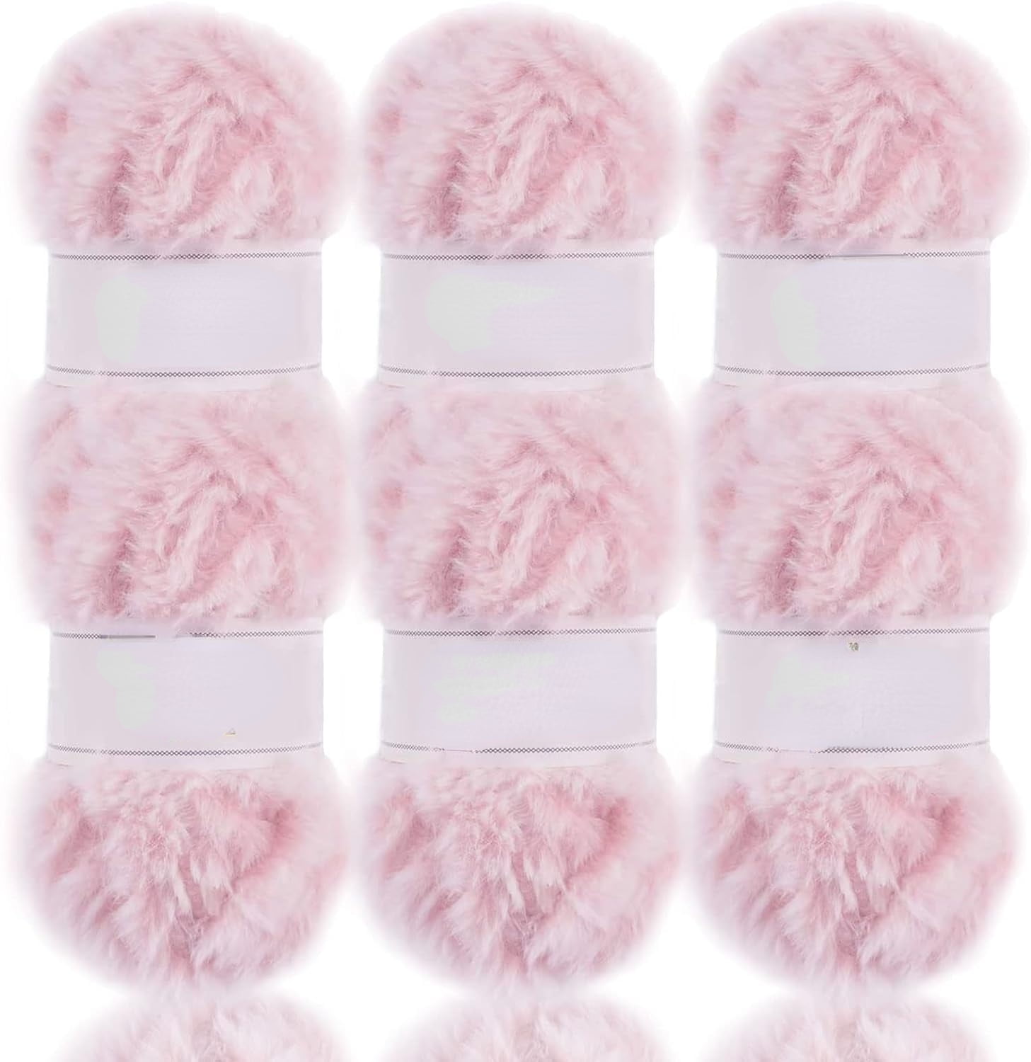 2 Skeins /6 Skeins Super Soft Fur Yarn Chunky Fluffy Faux Fur Yarn ...
