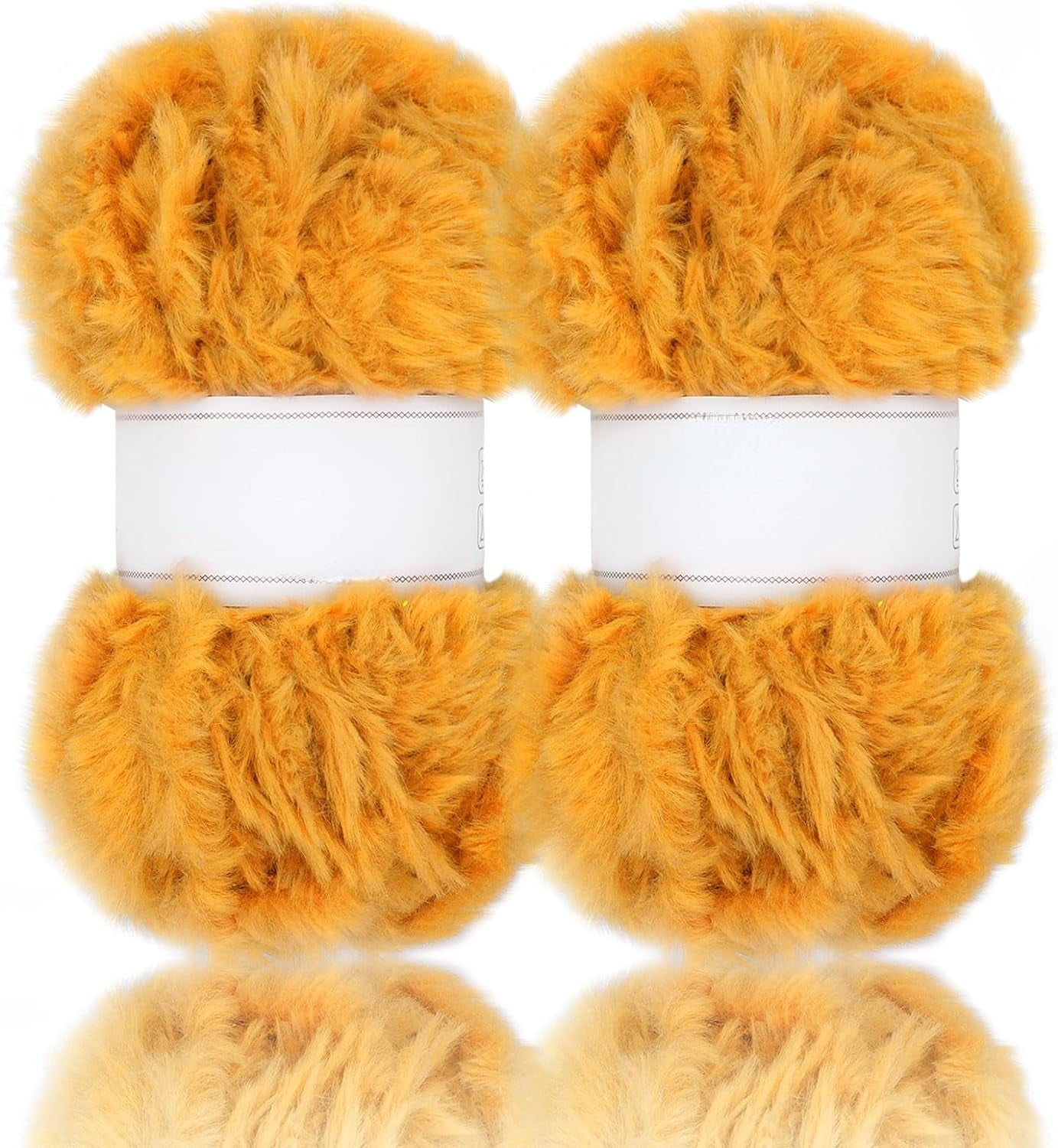 2 Skeins /6 Skeins Super Soft Fur Yarn Chunky Fluffy Faux Fur Yarn ...