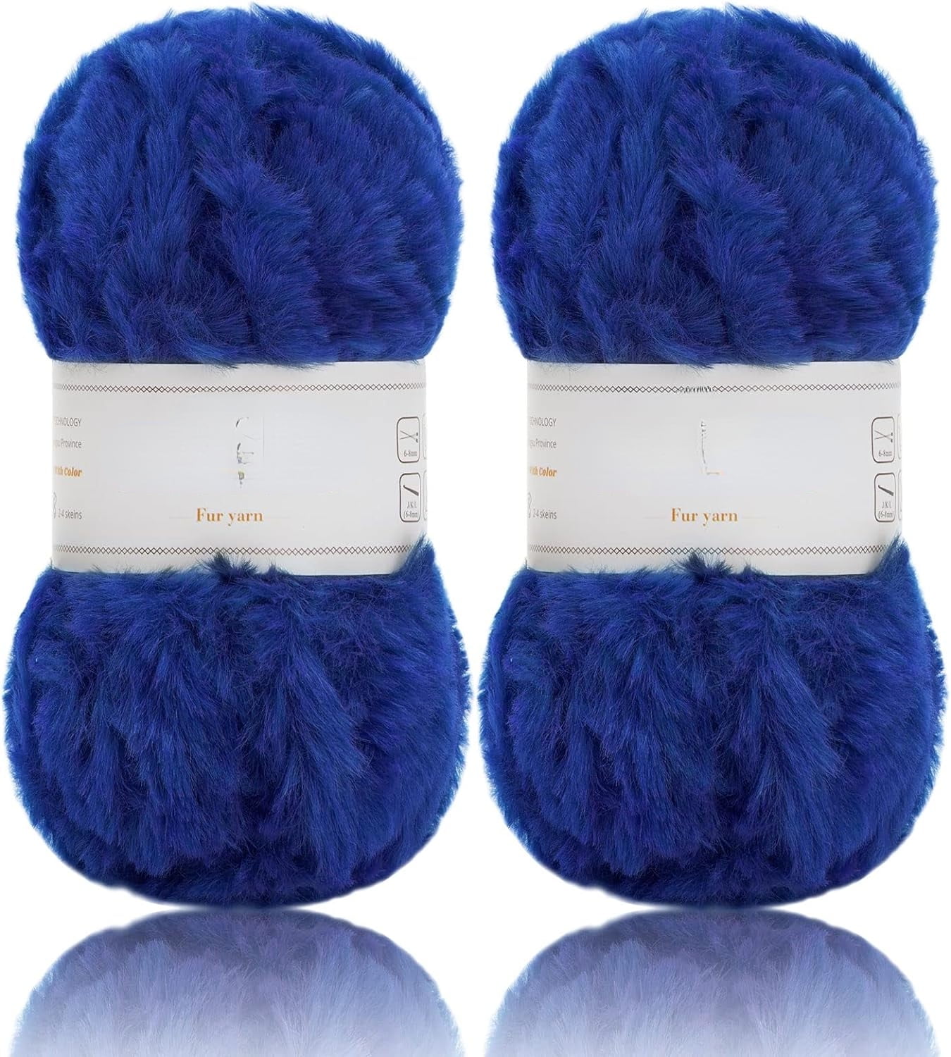 Customer reviews for 2 Skeins /6 Skeins Super Soft Fur Yarn Chunky ...