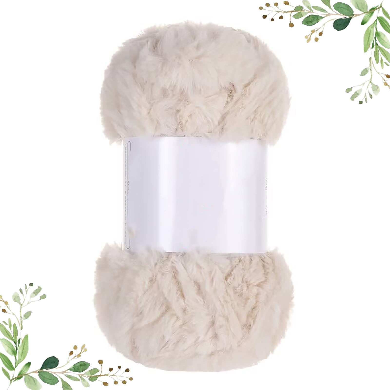 2 Skeins Soft Chunky Fluffy Fuzzy Yarn for Crocheting, Chunky Fuzzy ...