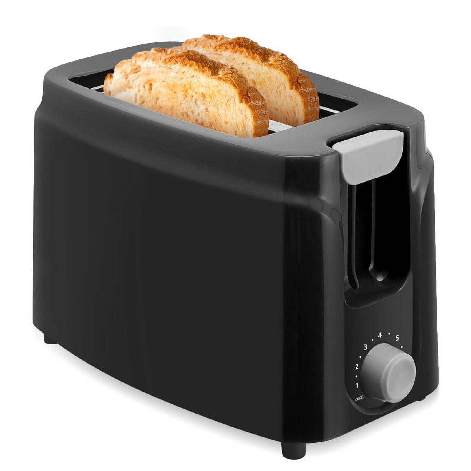 2 Slice Extra Wide Slot Toaster with Removable Crumb Tray, 7-Shade ...