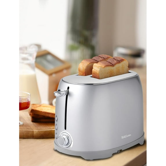 2-Slice Multi-Function Toaster - Silver - Walmart.com